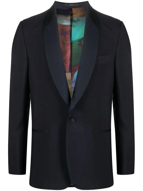 Paul Smith Shawl-lapel Blazer - Blue