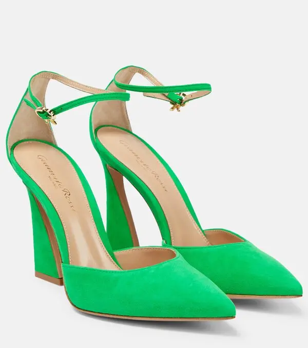 GIANVITO ROSSI Suede Pumps