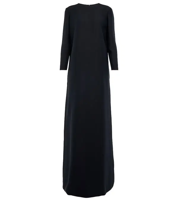 THE ROW Stefos Wool And Silk Gown - Black