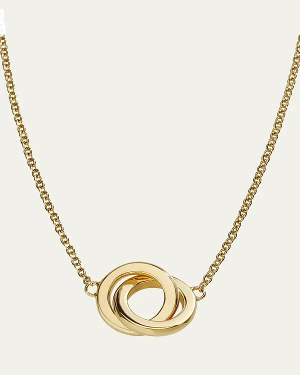 L. KLEIN Duetto 18k Chain Pendant Necklace