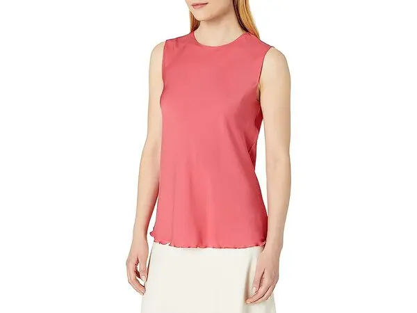 Buy Theory Sleeveless Ruffle Shell - Pink At 40% Off | Editorialist