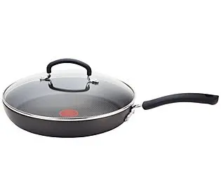T-FAL Ultimate Hard Anodized Thermo-spot 12 Covered Saute Pan