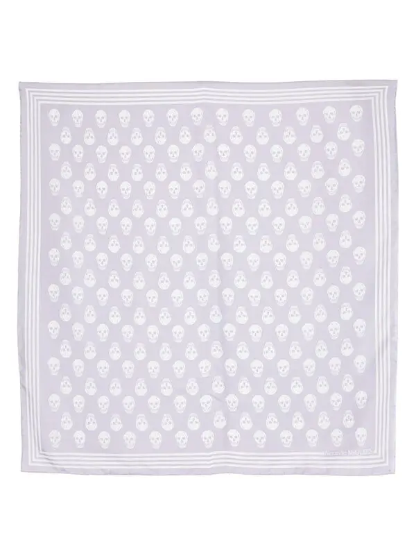 Alexander McQueen Skull-print Silk Scarf