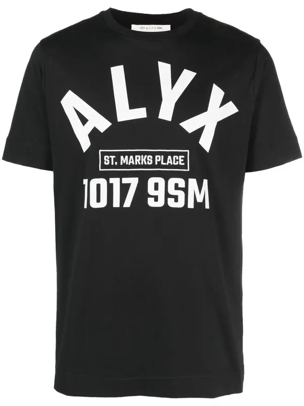 1017 Alyx 9sm Techno Logo-print T-shirt