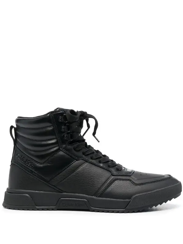 Calvin Klein Panelled Hi-top Sneakers