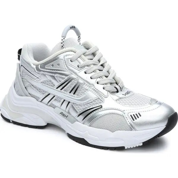 Ash Race Sneaker - Silver/pearl