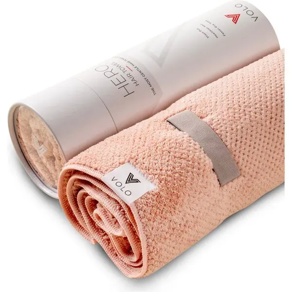 VOLO Super Hero Xl Hair Towel - Cloud Pink