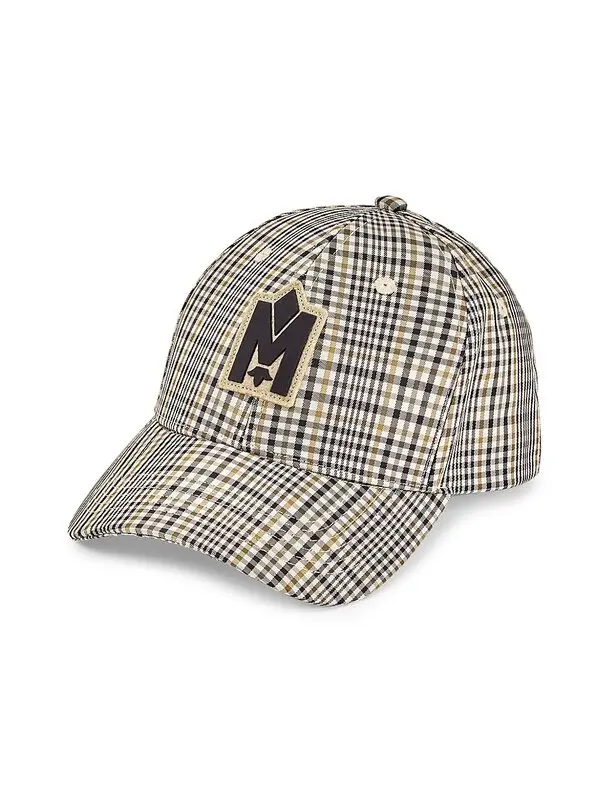 Buy Mackage Anderson Baseball Cap - Plaid At 30% Off | Editorialist
