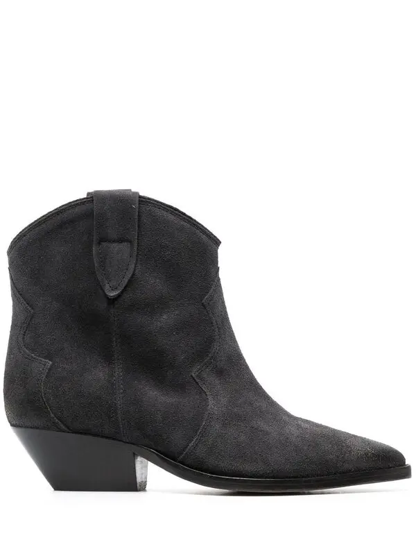 Isabel Marant Dewina Cowboy Boots - Grey