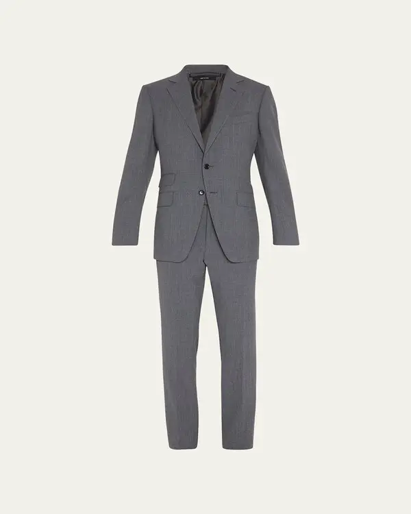 TOM FORD O'connor Solid Wool Suit - Dark Grey Solid