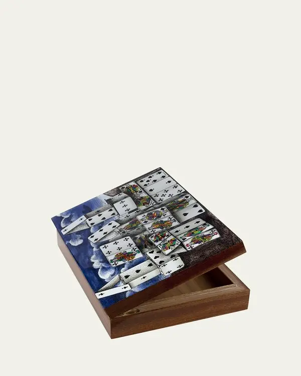 FORNASETTI Citta Di Carte Wooden Box - Multi