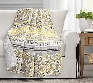 LUSH DECOR Nesco Stripe Cotton Throw Single 50' X 60