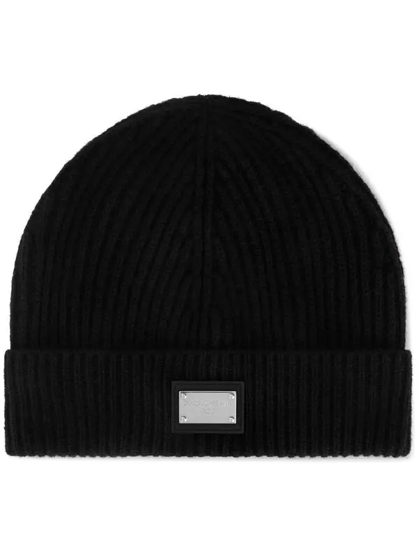 Dolce & Gabbana Cashmere-wool Beanie - Black