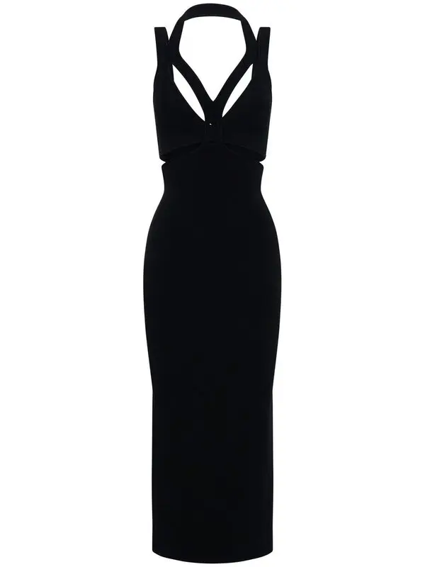 DION LEE Interlink Cut-out Maxi Dress