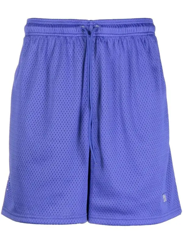 ADVISORY BOARD CRYSTALS Logo-patch Knee-length Shorts