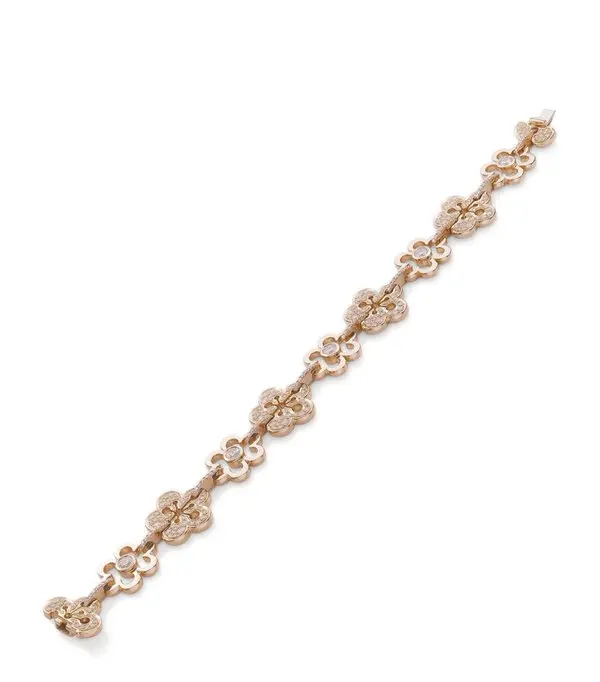 BOODLES And Diamond Blossom Link Bracelet