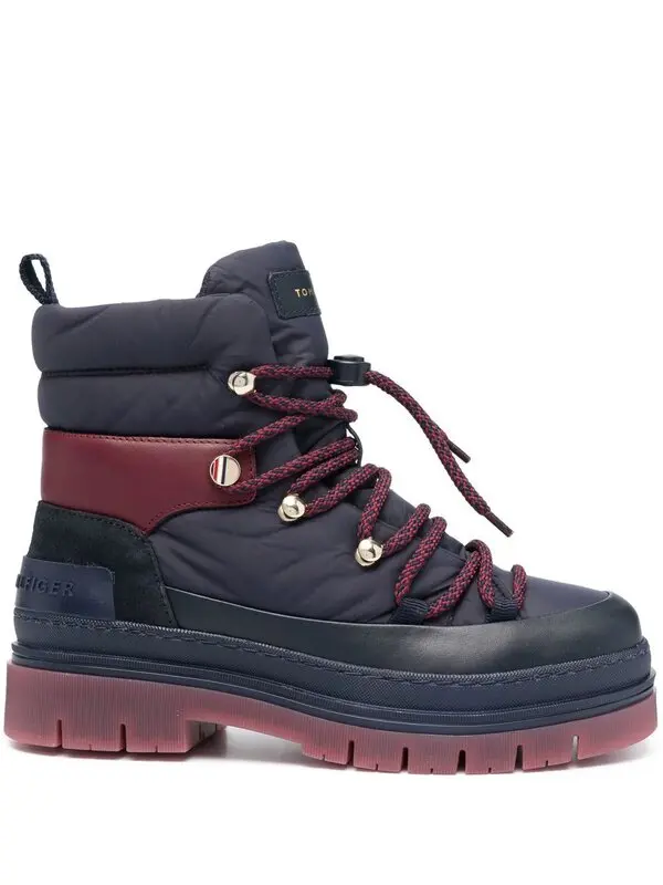 Tommy Hilfiger Padded Lace-up Ankle Boots