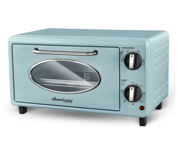 ELITE Americana Collection Retro 4-slice Toa Ter Oven