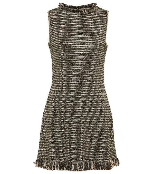 Oscar De La Renta Tweed Minidress
