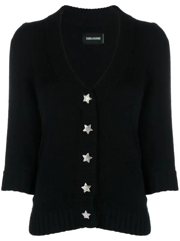 Zadig&Voltaire Betsy Cashmere Cardigan - Black