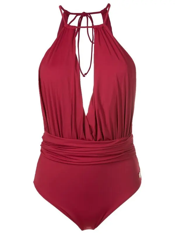 BRIGITTE Keyhole Halterneck One Piece