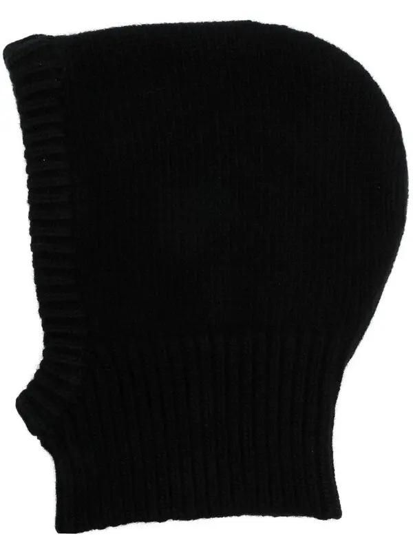 By Far Ribbed-knit Wool Balaclava
