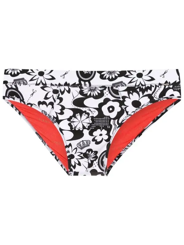 AMIR SLAMA Floral-print Swimming Shorts