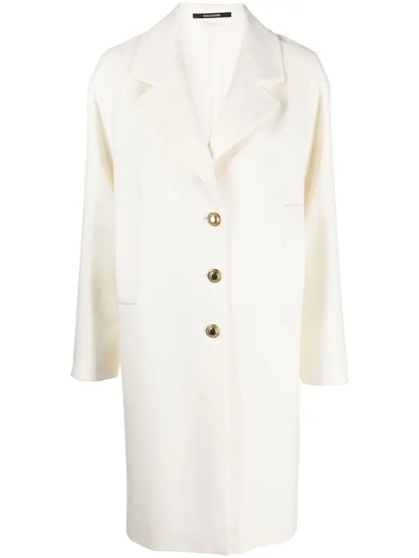 Tagliatore Virgin Wool Single-breasted Coat