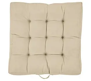 SORRA HOME 24' Square Sunbrella Floor Pillow Wi Th Handle