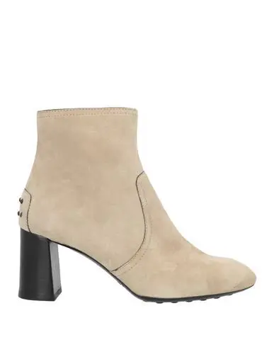 TOD'S Ankle Boots In Leather - Beige