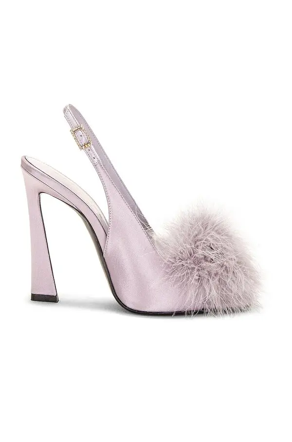 Saint Laurent Blanco 110 Sandal - Poly Grey