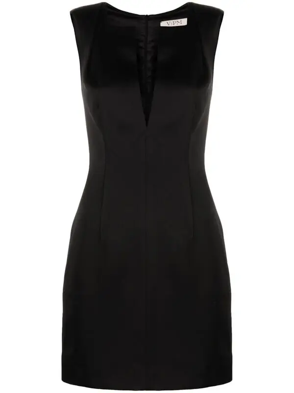 V:PM ATELIER Delora V-neck Mini Dress