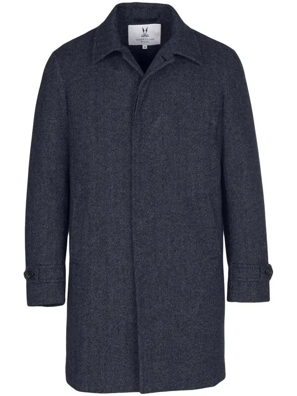 NORWEGIAN WOOL Single-breasted Down-filled Coat