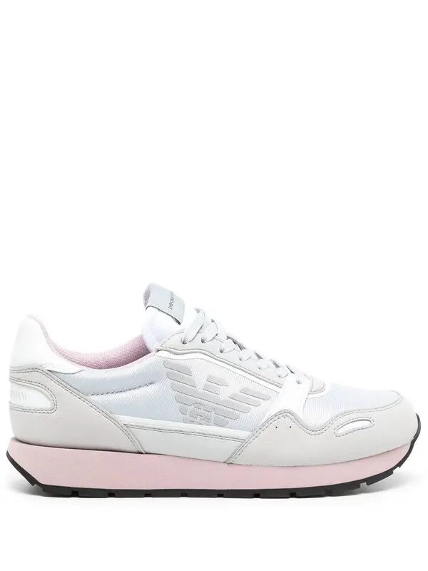 Emporio Armani Panelled Logo-print Sneakers