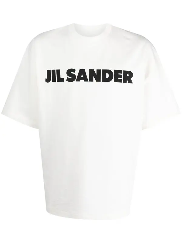 JIL SANDER Logo-print Cotton T-shirt - White
