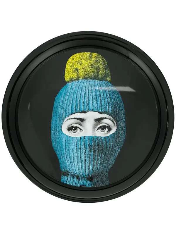 FORNASETTI Lux Gstaad Tray - Black