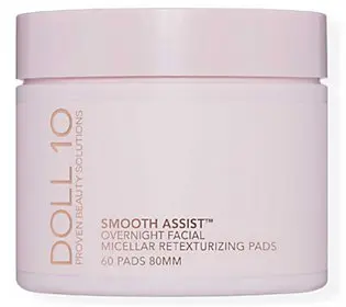 DOLL 10 Smooth Assist Overnight Facial Retextur Izing Pads