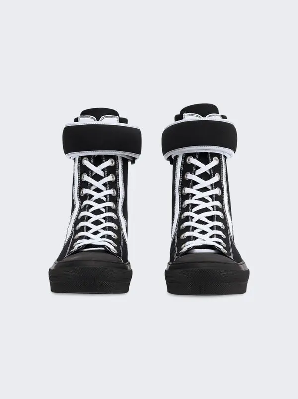 Burberry Sub High-top Sneakers - Black And White