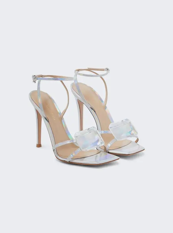 GIANVITO ROSSI Holographic Sandal
