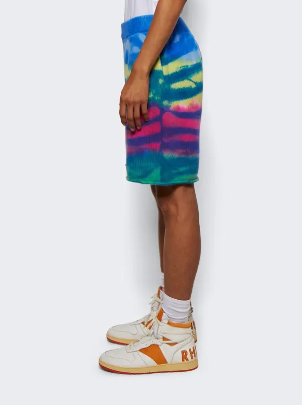THE ELDER STATESMAN Striped Frank Shorts - Multicolor