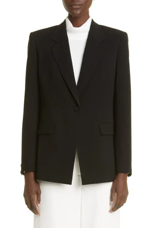 Lafayette 148 New York Tailored One-button Blazer