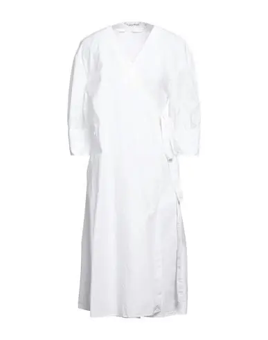 LE SARTE PETTEGOLE Midi Shirt Dress - White