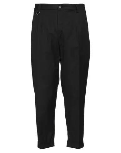 PAOLO PECORA Straight Leg Tailored Trousers - Black
