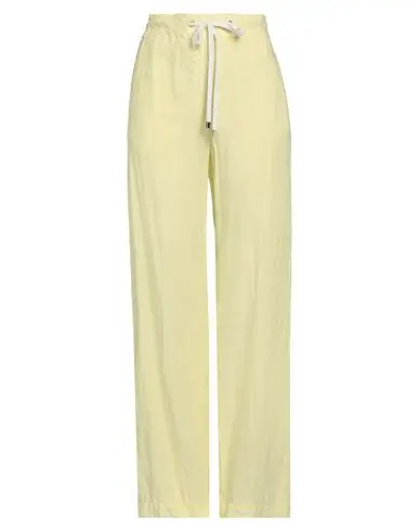 Peserico Straight-leg Linen-blend Pants - Yellow