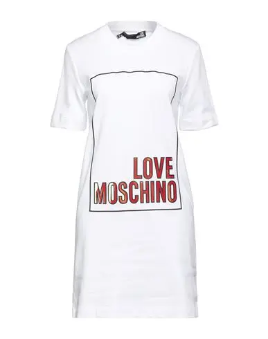 Moschino Mini T-shirt Dress - White