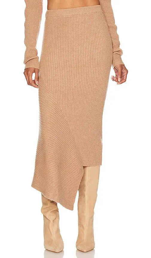 L'academie Leola Knit Midi Skirt