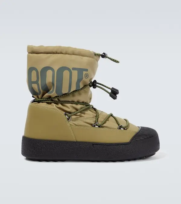 Moon Boot Logo Snow Boots - Green