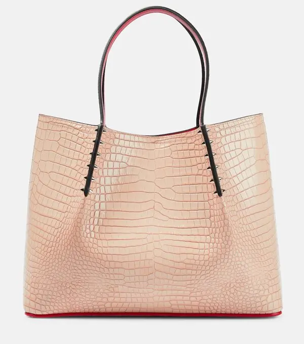 CHRISTIAN LOUBOUTIN Cabarock Small Tote - Brown