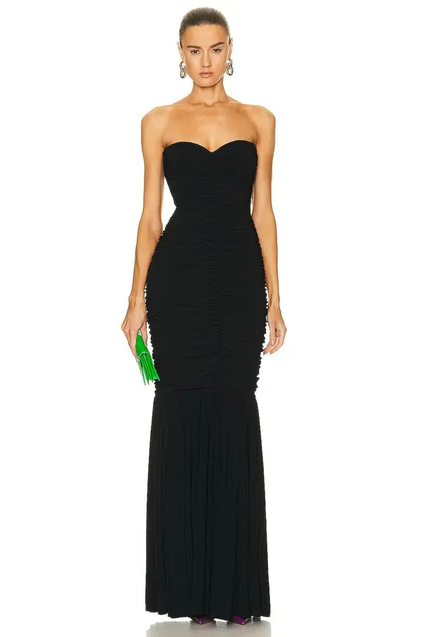 Norma Kamali Slinky Fishtail Gown