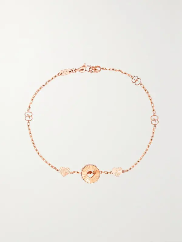 Gucci Icon Heart 18-karat Bracelet - Gold